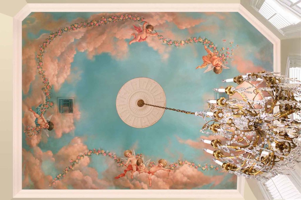 CLOUDY SKY WITH ANGELS MURAL – RAMIRO RAMIREZ