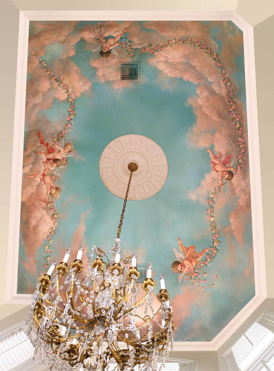 CLOUDY SKY WITH ANGELS MURAL – RAMIRO RAMIREZ